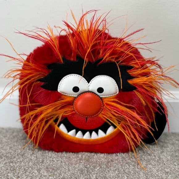 kate spade | Bags | Kate Spade X Disney Muppets Animal Red Fuzzy ...